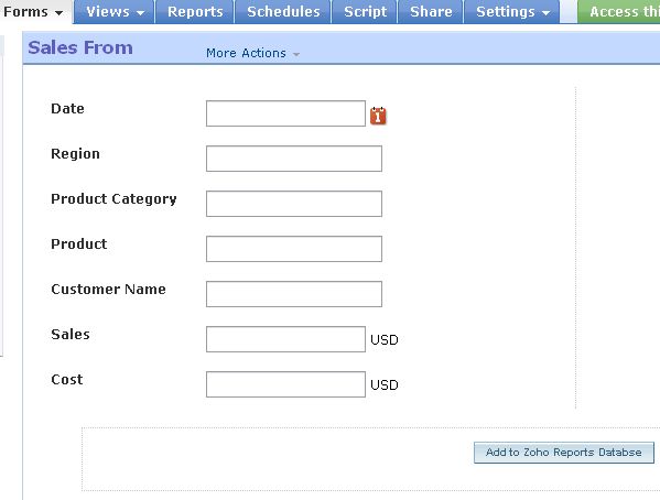 Explore Zoho Analytics Series: Part III - Form Interface using Zoho Creator - Zoho Blog