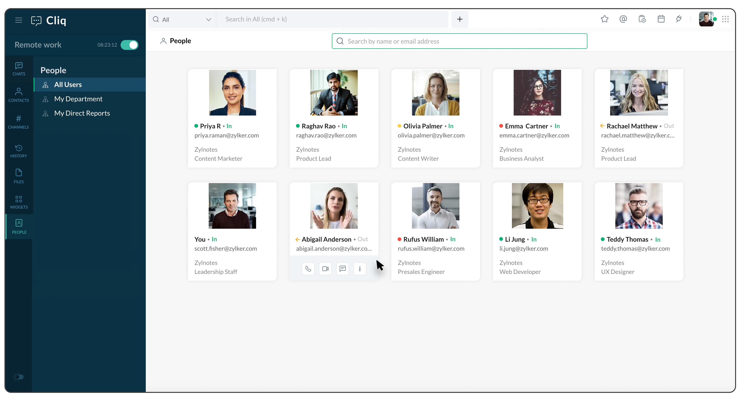 Easily find your way around in Cliq with the all new navigation sidebar ...