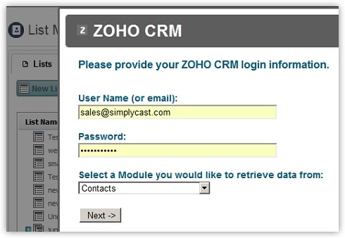 SimplyCast Integrates with Zoho CRM - Zoho Blog