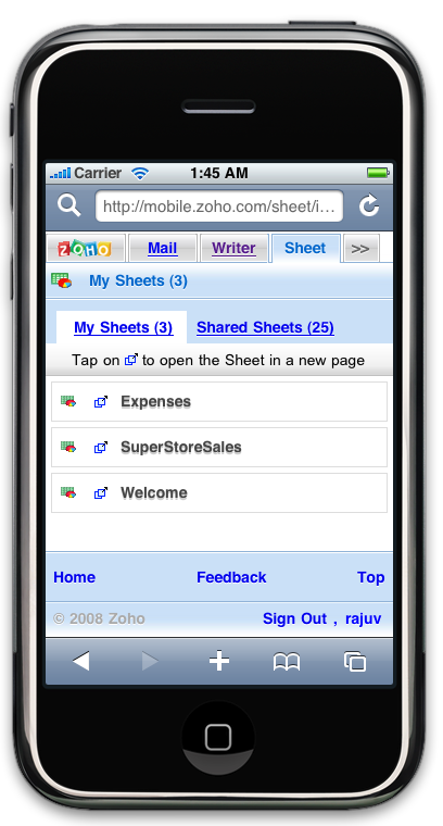 Zoho for iPhone - Redesigned - Zoho Blog