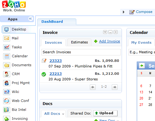 New Gadget for Zoho Invoice - Zoho Blog