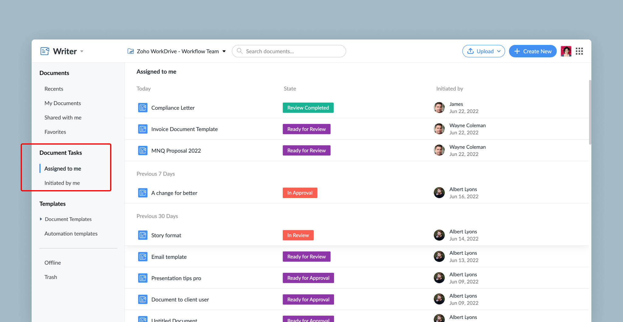 Perkenalkan, Alur Kerja di Zoho Writer untuk Rampingkan Proses Dokumen ...