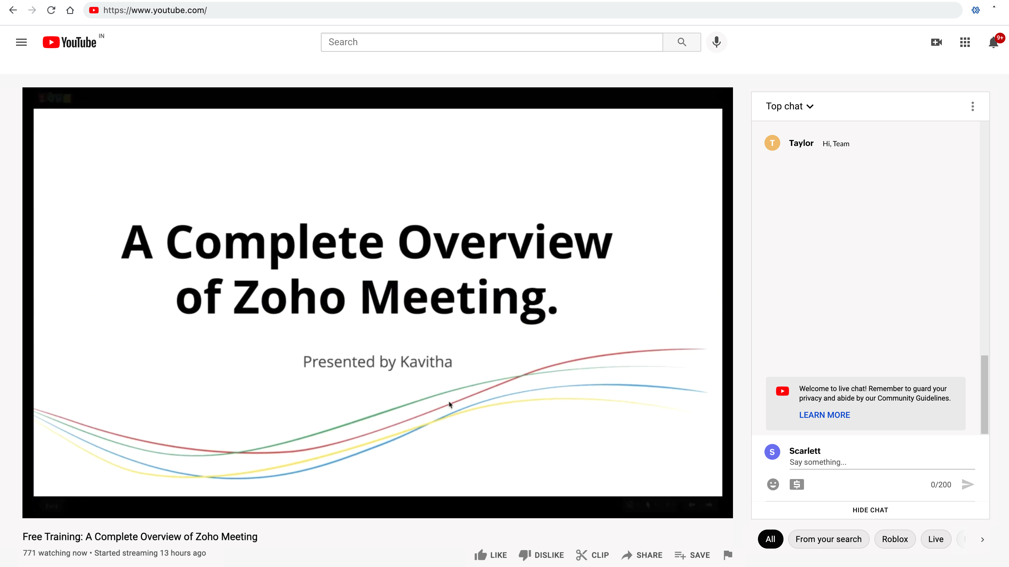 Expand your global outreach with Zoho Meeting's all-new YouTube Live Streaming - Zoho Blog