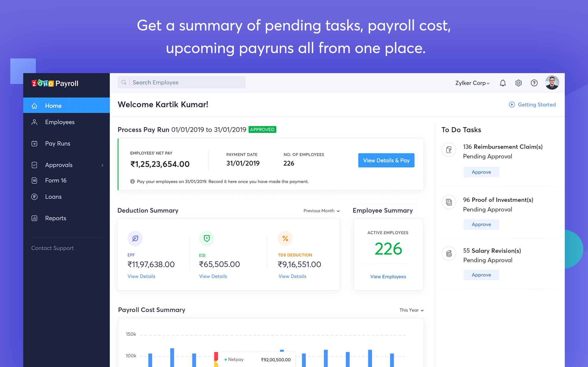 Introducing Zoho Payroll Redefining Payroll From Chaos To Simplicity