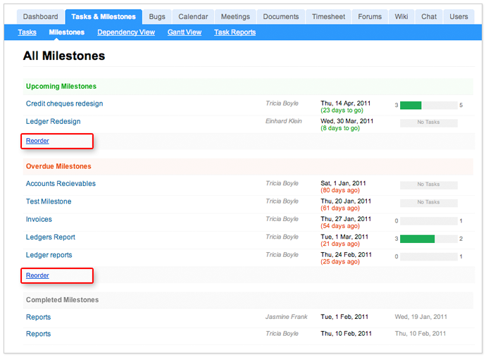 Enhancements: Add Bug Comments via Email, All Milestones View and Reorder Milestones - Zoho Blog
