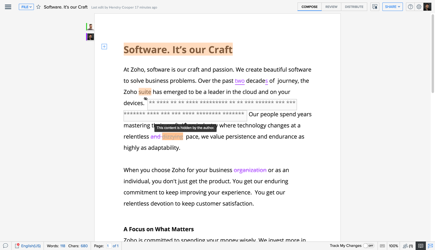 Meet the All-New Zoho Writer: Word Processing, Re-Imagined. - Zoho Blog