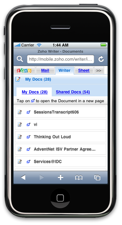 Zoho for iPhone - Redesigned - Zoho Blog