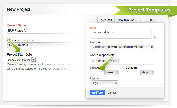 Just In : Project groups and enhancements in templates - Zoho Blog