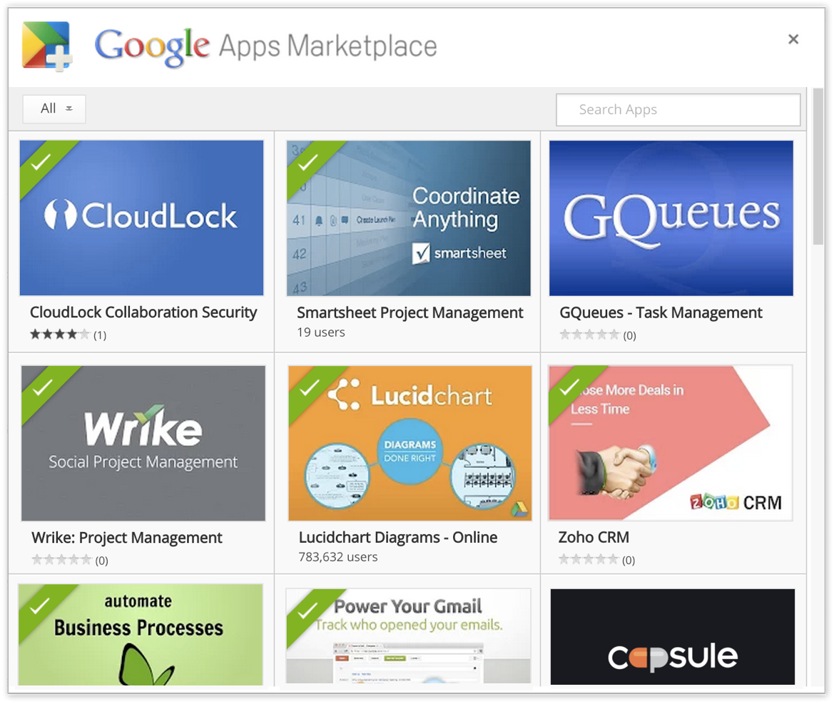 Zoho Apps now available in the new Google Apps Marketplace Experience ...