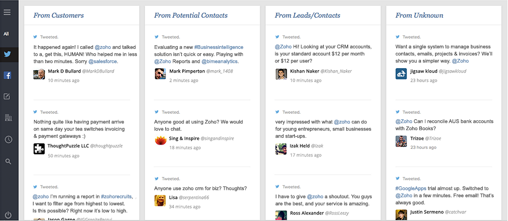 Build relationships, not just pipelines: All-new social features in Zoho CRM - Zoho Blog