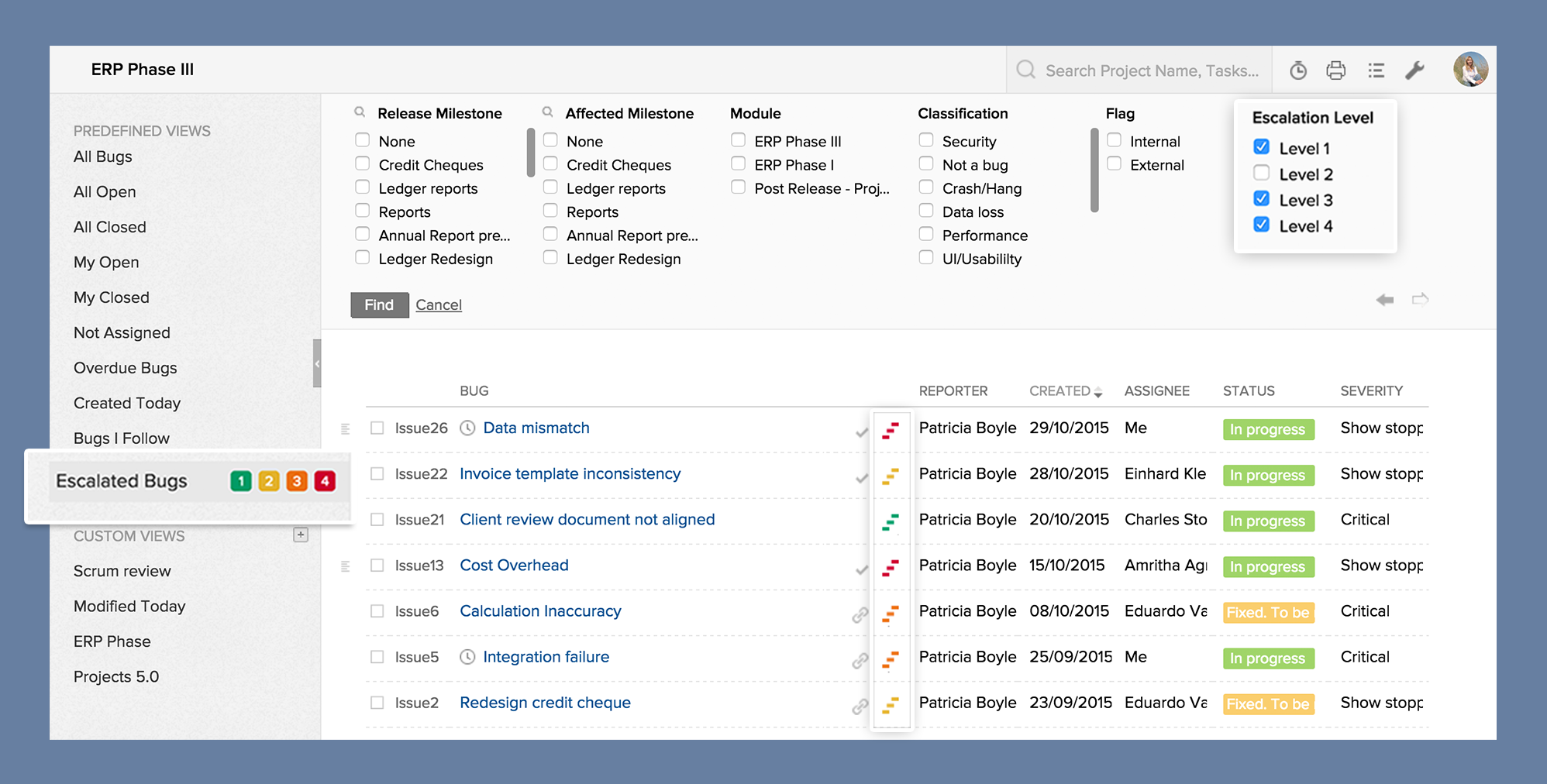 Zoho Projects and BugTracker Quarterly Tweaks Digest - Zoho Blog
