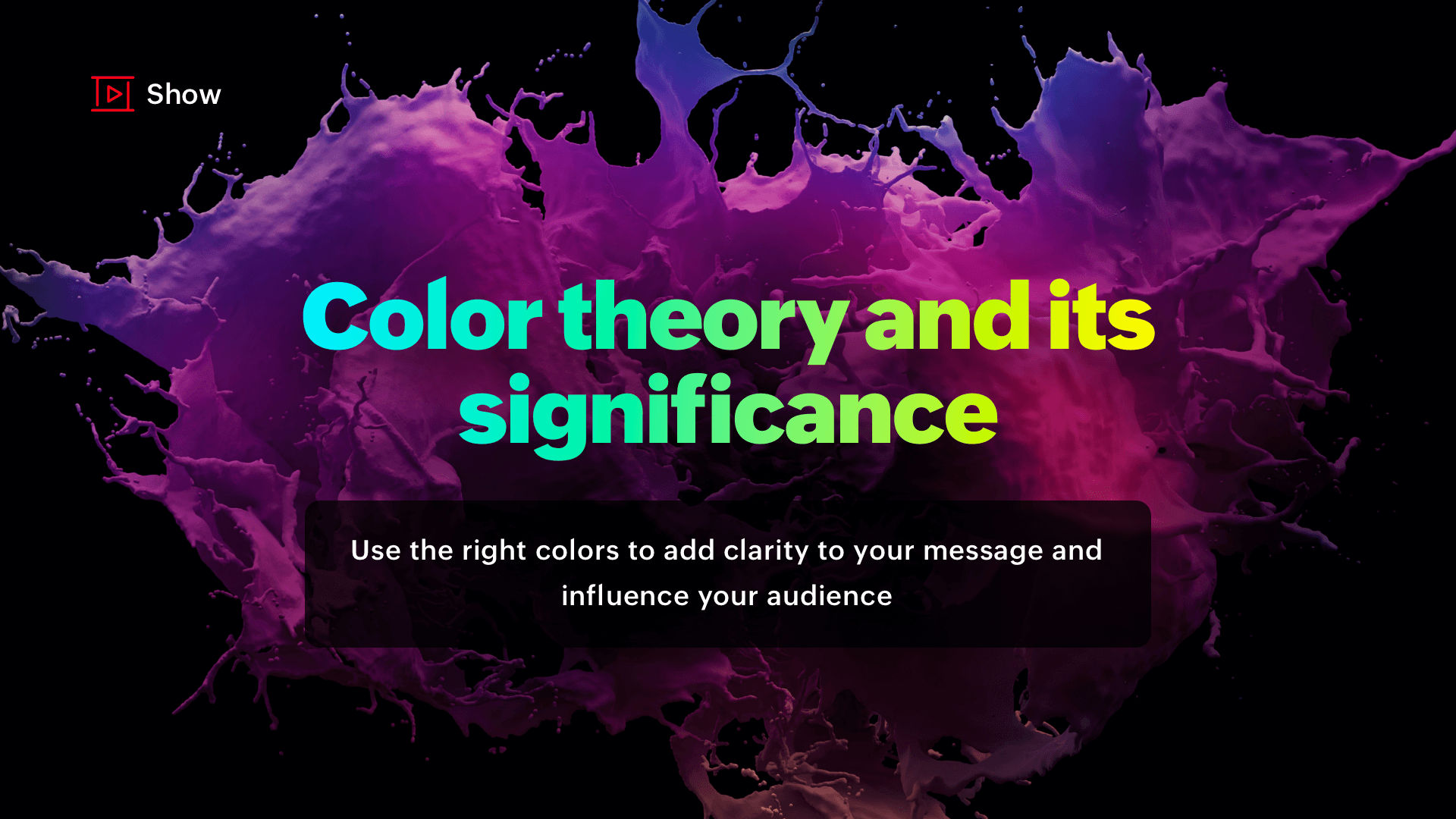 Color theory and its significance in presentations - Zoho Blog